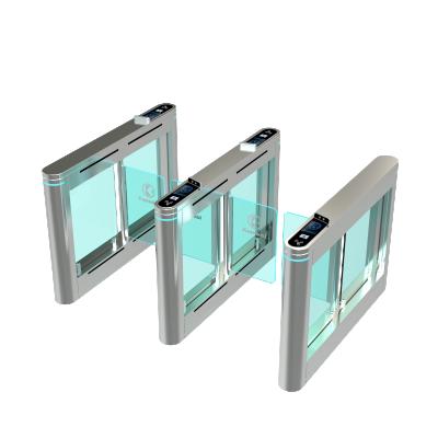 China RFID Card Recognition Swing Barrier Gate Turnstile Outdoor Park Entrance 500-1200mm Lane for sale