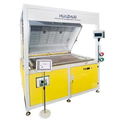 China Vertical Vacuum Forming Machine For Automotive Interior Parts Powered By Heating Power Upper 128kW for sale
