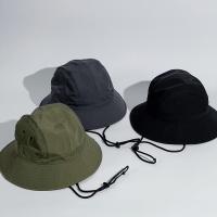 China Sunproof Fishing Hat with Wide Brim Bucket Hat 58cm for Men Women for sale
