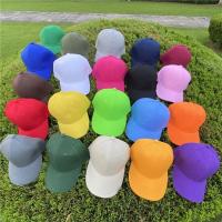 China Custom Adjustable Velcro Sun Protection Dad Hat 6 Panel Low Profile Baseball Cap 58cm for sale
