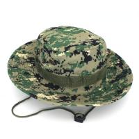 China Custom Military Camouflage Mesh Boonie Bucket Cap 58cm for Hunting Hiking for sale