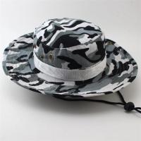 China Custom Military Camouflage Mesh Boonie Bucket Cap 58cm for Hunting Hiking for sale