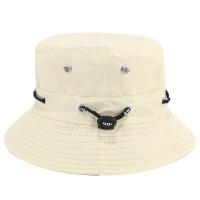 China Custom Solid Color Fisherman Bucket Hat XXL 58cm with Metal Eyelet Rope for sale