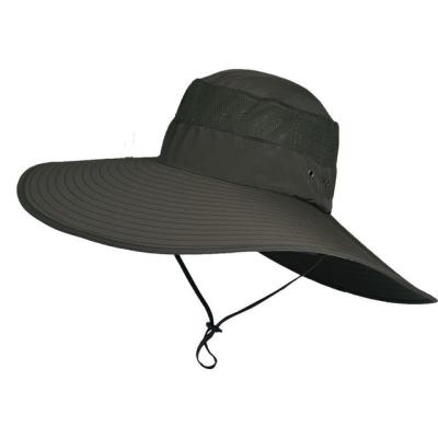 China Custom Big Wide Brim Waterproof Panama Hat for Men Women 58cm Adult Size for sale
