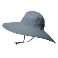 China Custom Big Wide Brim Waterproof Panama Hat for Men Women 58cm Adult Size for sale