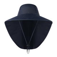 China Custom OEM Fisherman Hat 58cm Adult Size UV Protection Breathable Outdoor Safari Cap for Men Women for sale