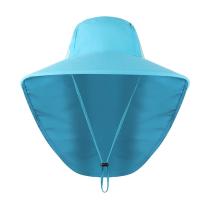 China Custom OEM Fisherman Hat 58cm Adult Size UV Protection Breathable Outdoor Safari Cap for Men Women for sale