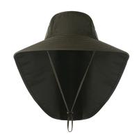 China Custom OEM Fisherman Hat 58cm Adult Size UV Protection Breathable Outdoor Safari Cap for Men Women for sale