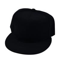 China Custom 6 Panel Snapback Baseball Hat Flat Brim Adjustable 58-60cm Cotton Nylon for sale