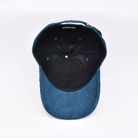 China Custom Corduroy Baseball Cap 58cm Unisex 6 Panel Outdoor Hat with Embroidery Logo for sale