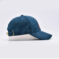 China Custom Corduroy Baseball Cap 58cm Unisex 6 Panel Outdoor Hat with Embroidery Logo for sale