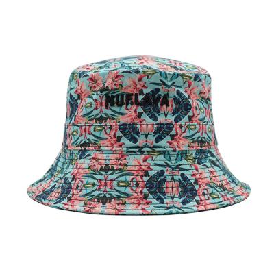 China Custom Embroidered Logo Cotton Bucket Hat for Women Outdoor Research 58cm for sale