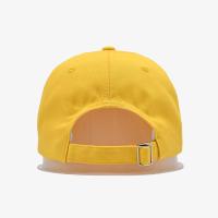 China Custom Embroidery Dad Hat Light Yellow Cotton Fabric Unisex 58cm Adult Size for sale