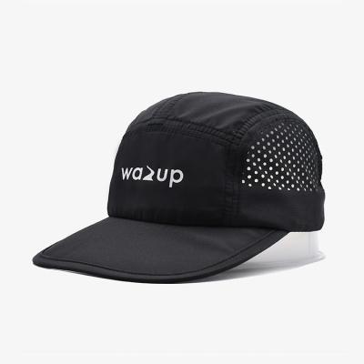 China Lightweight Sun Protection Sport Hat Reflective Print Logo Adult Size 58cm for sale