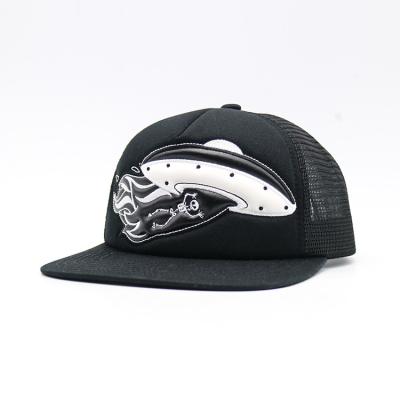 China 58cm Flat Brim Snapback Hat Visor Wild Personality Hip Hop Cap for Men for sale