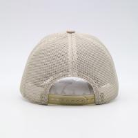 China Breathable Men Women Summer Mesh Baseball Hat With 7 Holes Buckle Custom Logo for sale