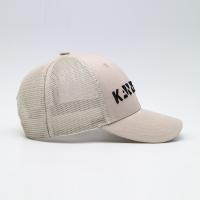 China Breathable Men Women Summer Mesh Baseball Hat With 7 Holes Buckle Custom Logo for sale