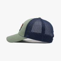 China Wool Acrylic Fabric 6 Panel Trucker Cap Custom Embroidery Logo Plastic Snap Buckle for sale