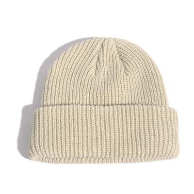 China Custom Acrylic Knit Beanie Winter Warm Skull Cap Unisex 95g OEM ODM for sale