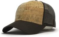 China Custom Logo Cork 5 Panel Trucker Cap Twill Mesh Adjustable Sport Cap 58cm for sale