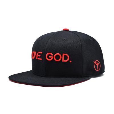 China Men 60cm Flat Brim Snapback Hats Adjustable Flat Bill Hip Hop Cap for sale