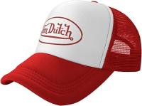 China Anniversary Red Mesh 5 Panel Sports Trucker Cap High Crown Foam Cap Adult Size for sale