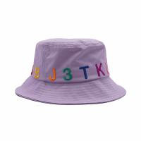 China Women Adjustable Cotton Bucket Sun Hat with Fringe 58cm Summer Beach for sale
