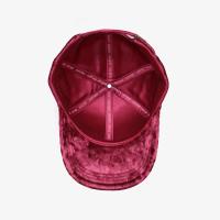 China Custom Embroidery Logo Stain Fabric Curved Brim Baseball Cap 58cm Adult Size OEM for sale