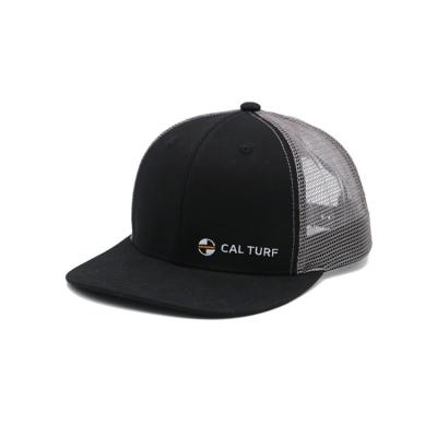 China Custom Cotton Polyester Fabric Adult Trucker Cap 58cm Embroidery Logo Adjustable Size for sale