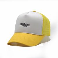 China Custom Solid Color Lightweight Trucker Mesh Cap 58cm Adjustable Strap for sale