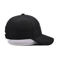 China Custom Logo 3D Embroidery Cotton Fabric Baseball Cap Unisex Curved Brim Adult Size 58cm for sale