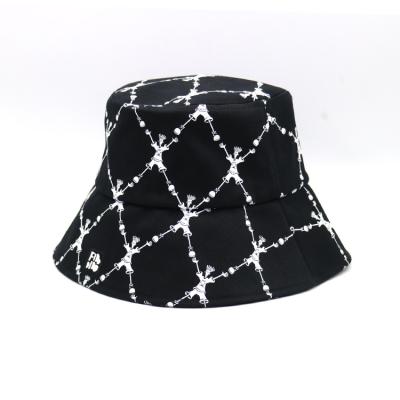 China Custom 56cm Fisherman Bucket Hat for Kids Summer Panama Cap Character Style for sale