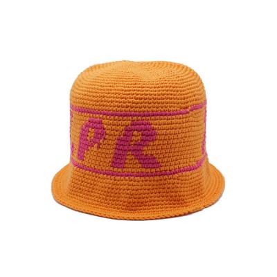 China Custom Knitted Bucket Hat 100% Acrylic Fiber Winter Warm Outdoor Cap for Adults 56-60cm for sale