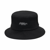 China Custom Logo Embroidery Summer Casual Fisherman Hat 58cm Cotton Sun Protection Bucket Hat for sale
