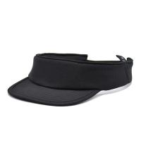 China 60cm Adjustable Sun Visor Hat Empty Top Professional Printing Embroidery for sale