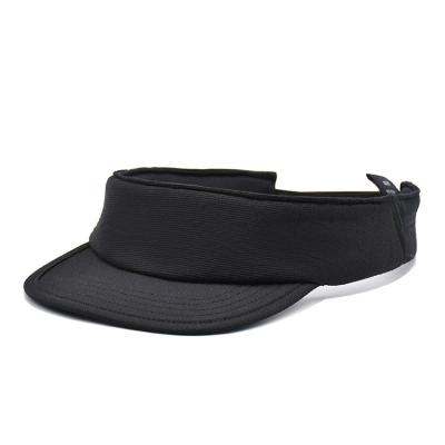 China 60cm Adjustable Sun Visor Hat Empty Top Professional Printing Embroidery for sale