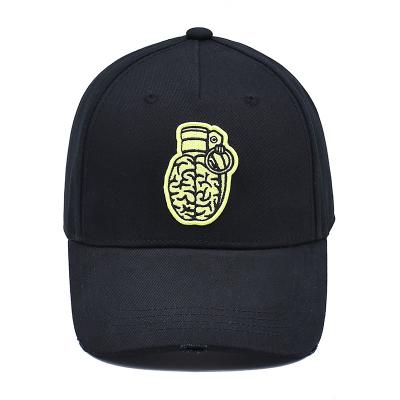 China Cloudy 100% Cotton Men 5 Panel Baseball Caps Embroidery Logo for sale