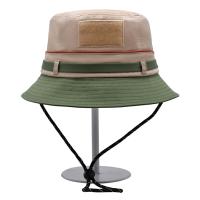 China Custom 100% Polyester Adjustable Rope Bucket Hat for Fishing Sun Protection 300pcs MOQ for sale
