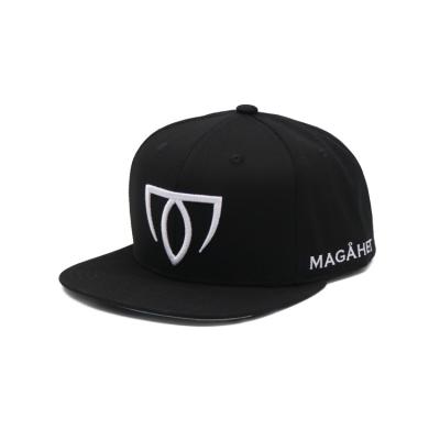 China Custom Embroidery Logo Flat Brim Snapback Cap Adjustable Unisex Hats BSCI for sale