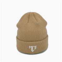 China Custom Logo Knit Beanie Hats 58cm Winter Acrylic Beanie for Adults for sale