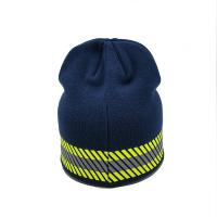 China Custom Logo Polyester Knit Beanie Hats For Casual Occasions 58CM Circumference for sale
