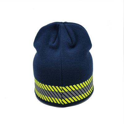 China Custom Logo Polyester Knit Beanie Hats For Casual Occasions 58CM Circumference for sale