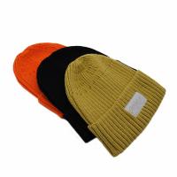 China OEM 58CM 25pcs Knit Beanie Hats In Polybag Innerbox Packing for sale