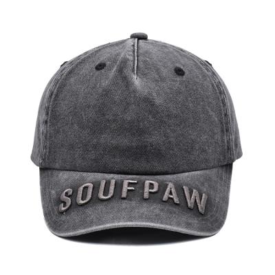 China Vintage Cotton Washed Distressed Gorras Adjustable Dad Hat Twill Plain Sports Caps for sale