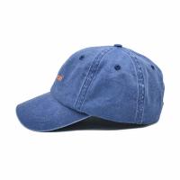 China Unisex Adjustable Cotton Baseball Cap 58-60cm Vintage Distressed Dad Hat for sale