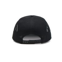 China ACE Flat Brim Mesh Trucker Hat 6 Eyelets Unisex Snapback One Size Fits All Custom Logo for sale