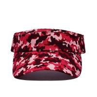 China ACE Cotton Twill Sun Visor Cap Adjustable Velcro Closure 7.5 Inch Visor UV Protection for sale