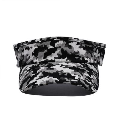 China Camouflage Pattern Fashional Sun Visor Hat For Summer And Outdoor Running for sale
