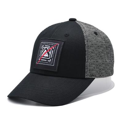 China Custom Six Panel Baseball Cap Curved Visor High Profile Cotton Adjustable for sale