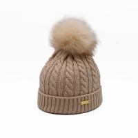 China Custom Logo Knit Beanie Hats Unisex Winter 58cm Acrylic Polyester Fashion Caps for sale